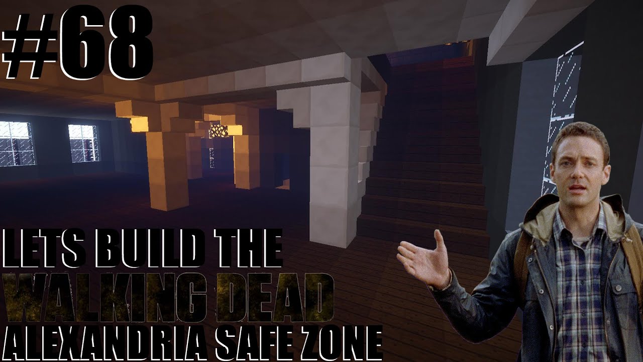Minecraft | Lets Build The Walking Dead | Alexandria Safe Zone Interior ...
