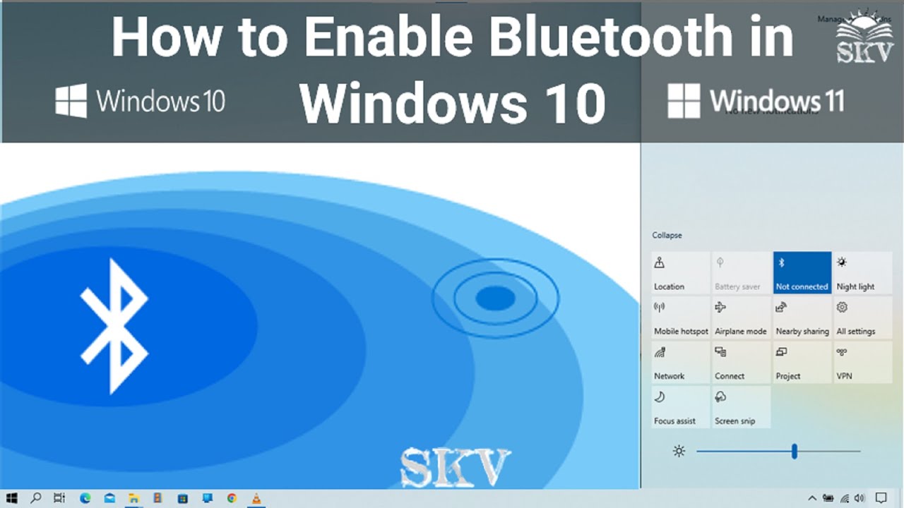 How to Turn On/Off Bluetooth in Windows 10/11 | How to Enable/Disable ...
