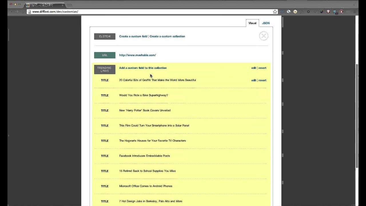 Create a Custom API Using Diffbot's Custom API Toolkit - YouTube