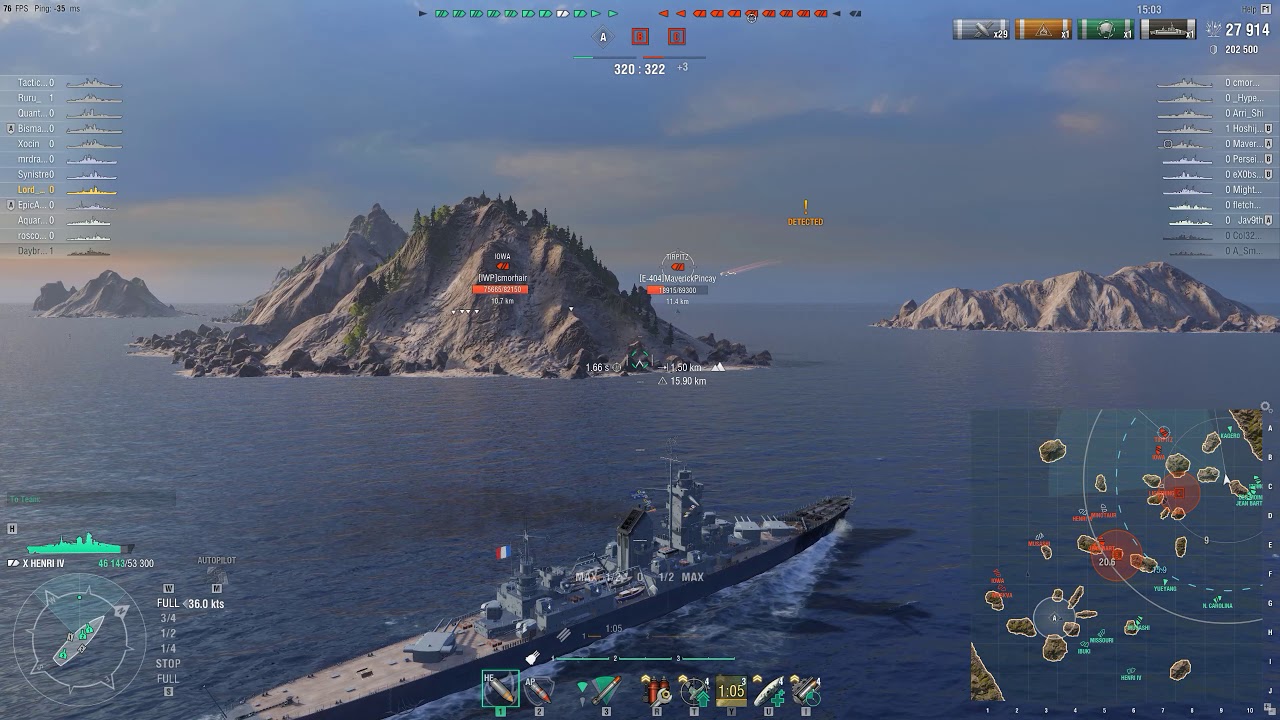 World of Warships Random Battles - YouTube