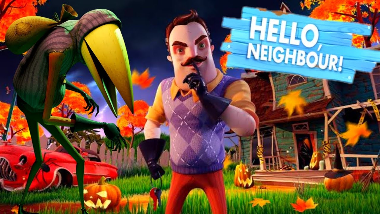 HELLO NEIGHBOUR 😱🥵 EXPLAIN THIS HORROR GAMEPLAY EPISODE (1) - YouTube