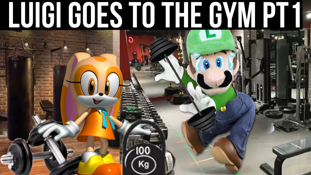 Luigi Goes To The Gym PT1 - YouTube