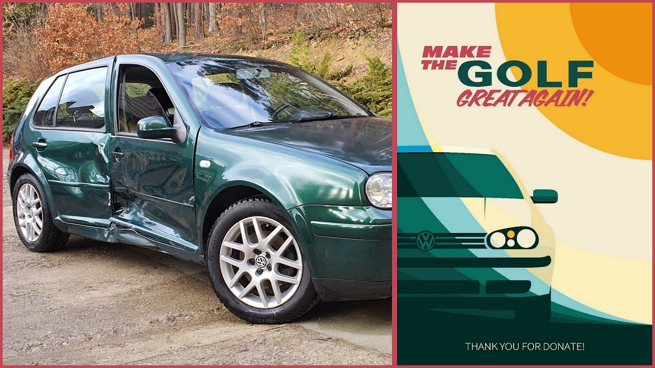 CRASH of Volkswagen Golf 4Motion (gen IV) - @4x4.tests.on.rollers - YouTube