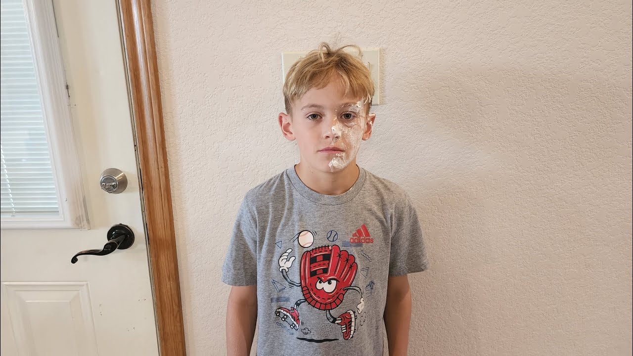 getting pied in the face! - YouTube