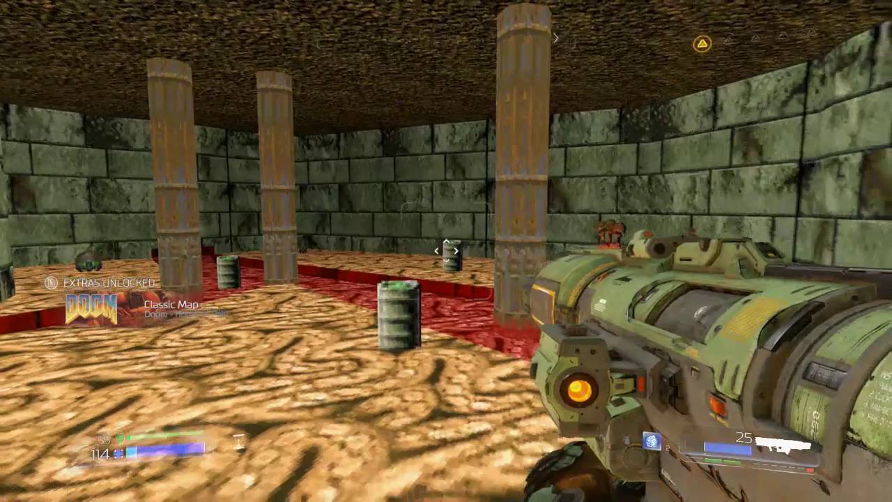 DOOM- Lever Location in The Necropolis (Level 11) - YouTube