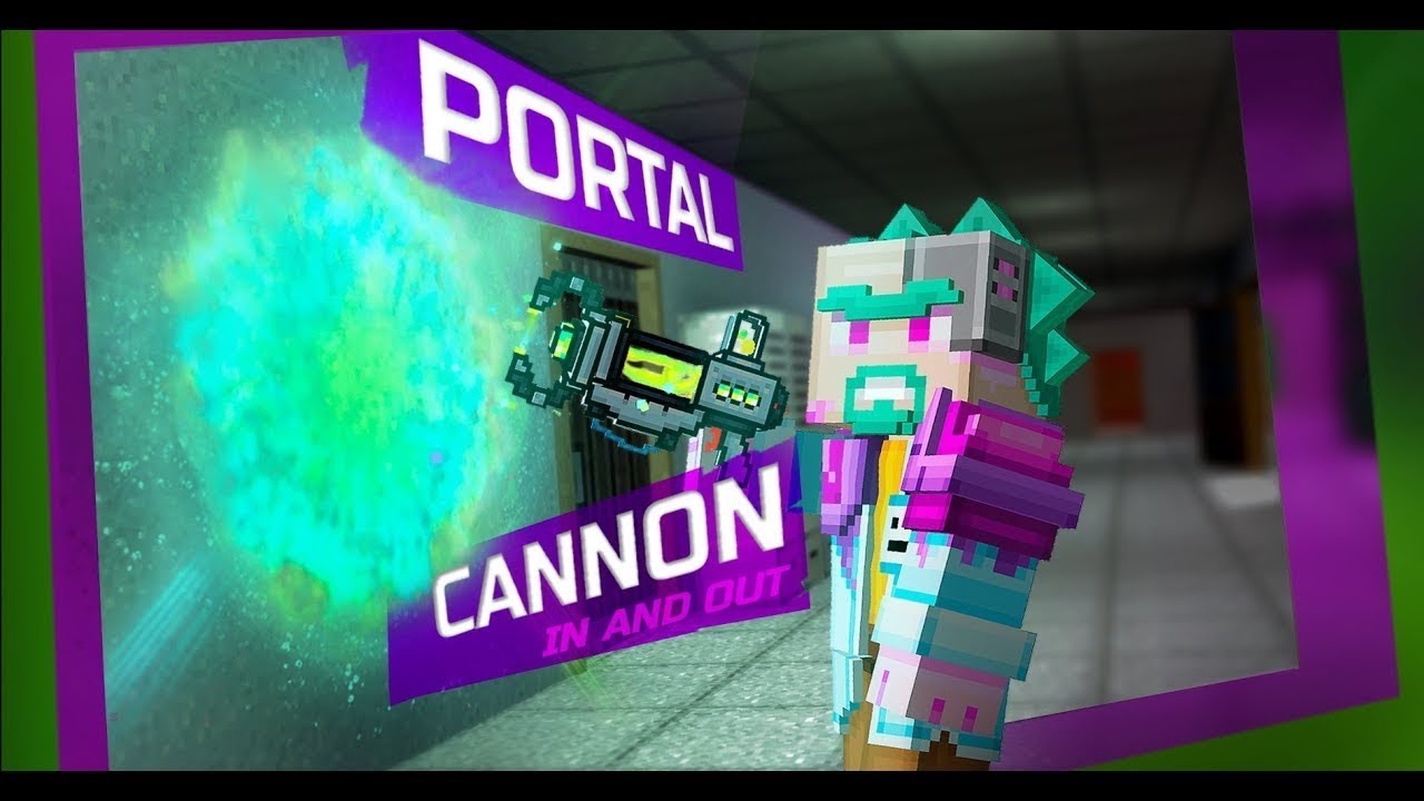 Pixel Gun 3D - Portal Cannon (Review) - YouTube