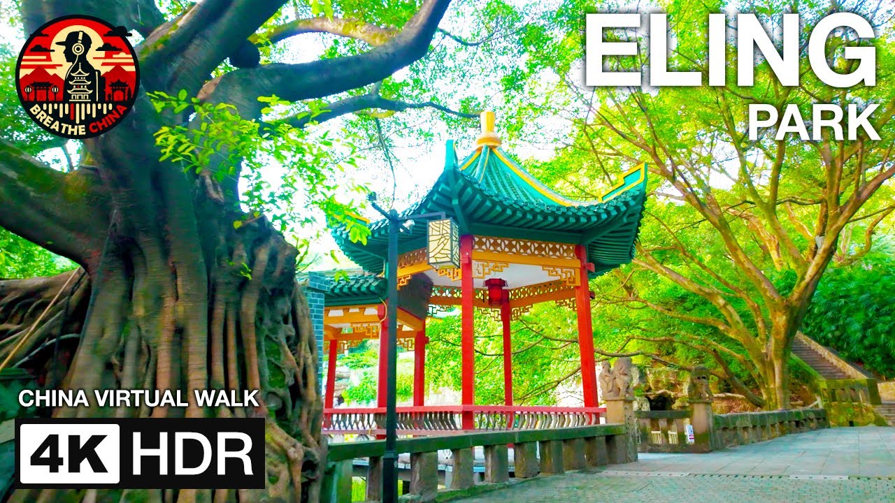 CHONGQING Sunset Walk in Eling Park - CHINA 2025 • 4K HDR • Ambient (No Music) - YouTube