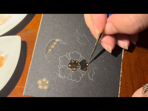 Tezhip dersleri /Halkâri boyama tekniği