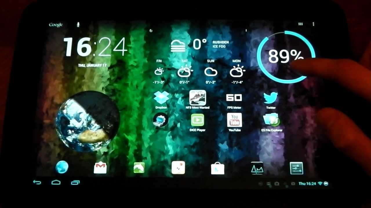 Nexus 10 - AOKP Custom Rom - Review - HD - YouTube