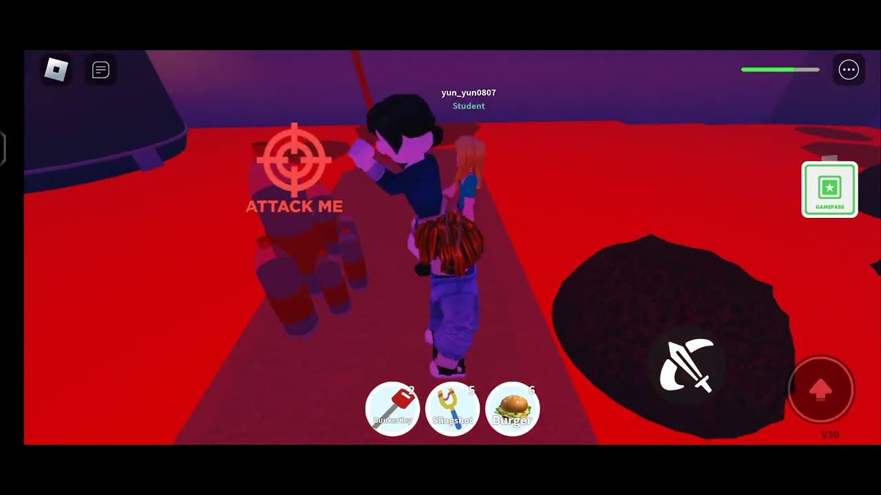the principal & lunch lady boss fight (Roblox field trip z) - YouTube