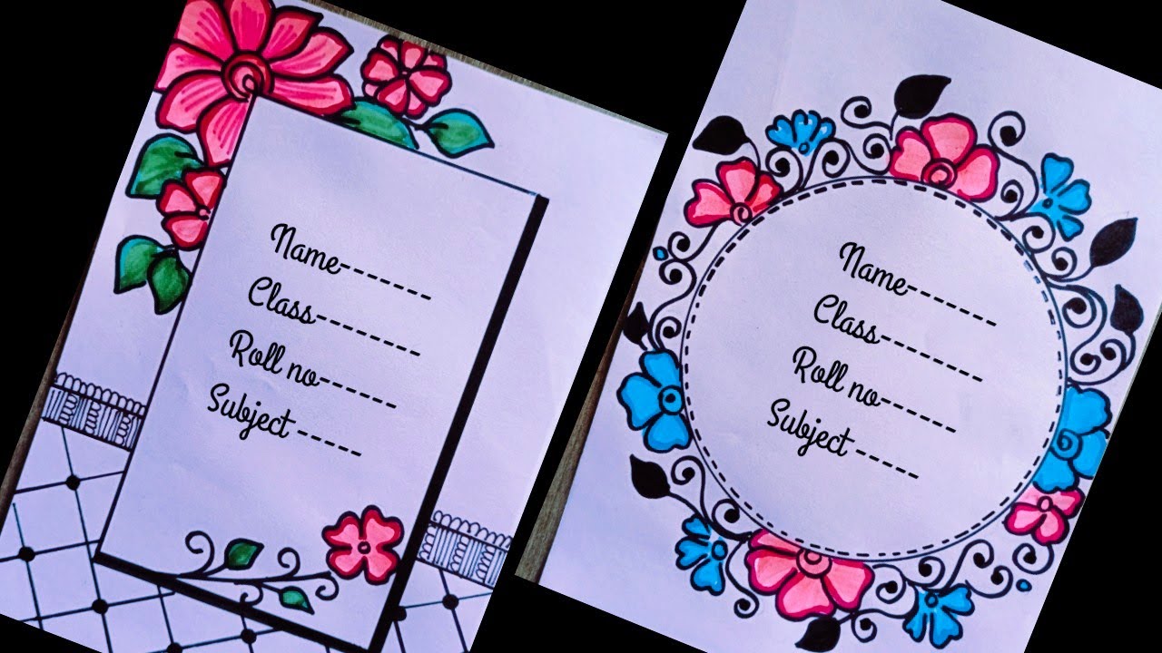 2 Pink💗 Project Design /Project Work designs/Projector Designs/A4 sheet ...