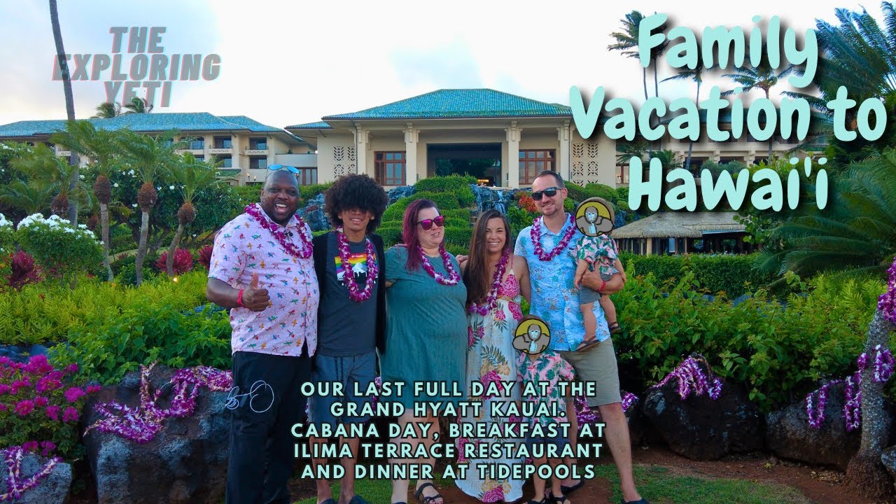 Hawaii Vacation - Ilima Terrace, Cabana Day, Dinner at Tidepools - YouTube