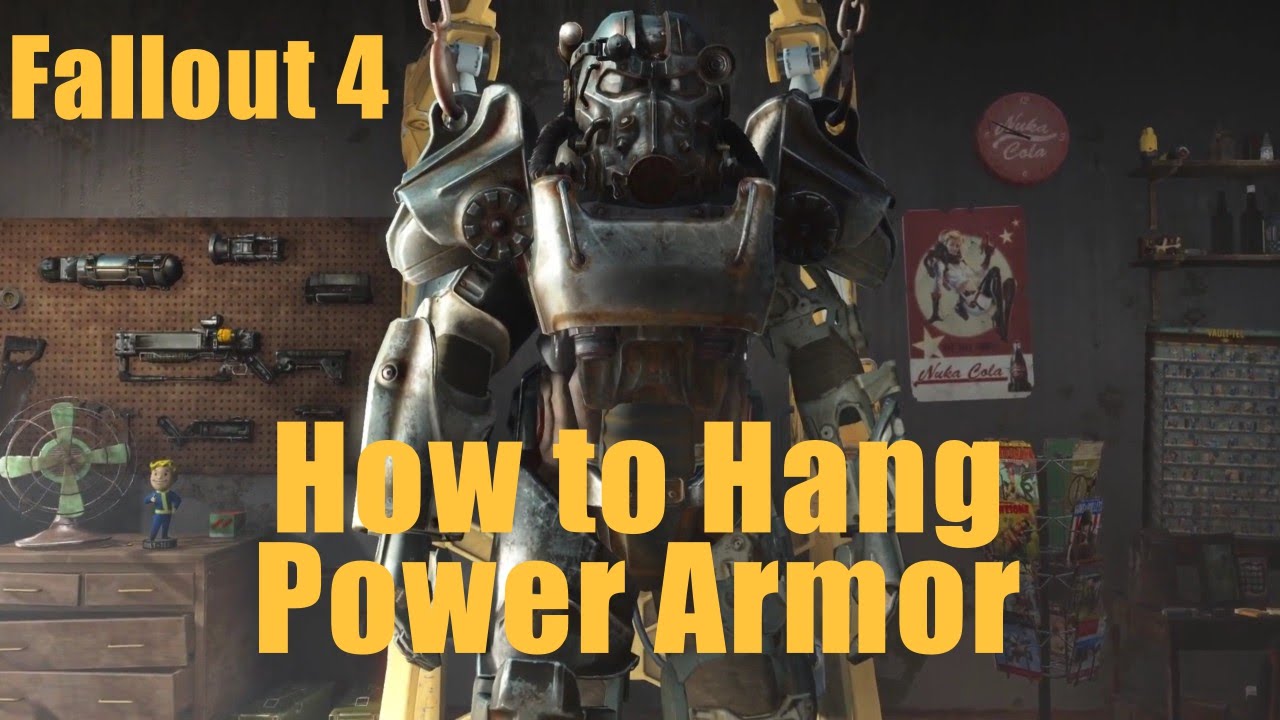 Fallout 4 - Easy Trick to Hang Power Armor Without Mods on PS4 - YouTube