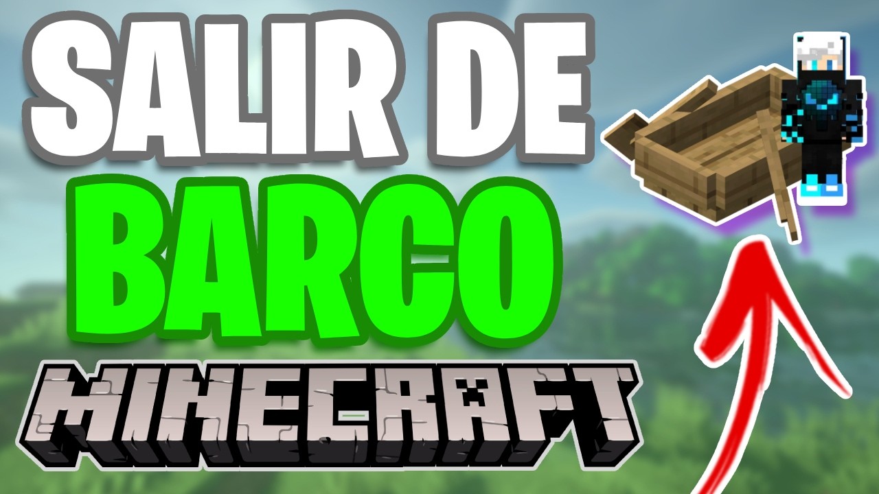 COMO SALIR DE UN 💎 BARCO EN MINECRAFT👈 - YouTube