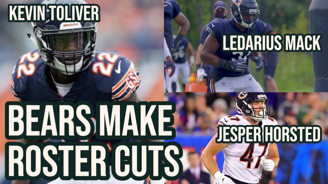 Reacting to Bears Roster Cuts || Kevin Toliver, Ledarius Mack, and More ...