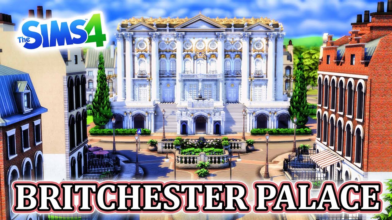 Britchester Palace Speed Build | The Sims 4 - YouTube