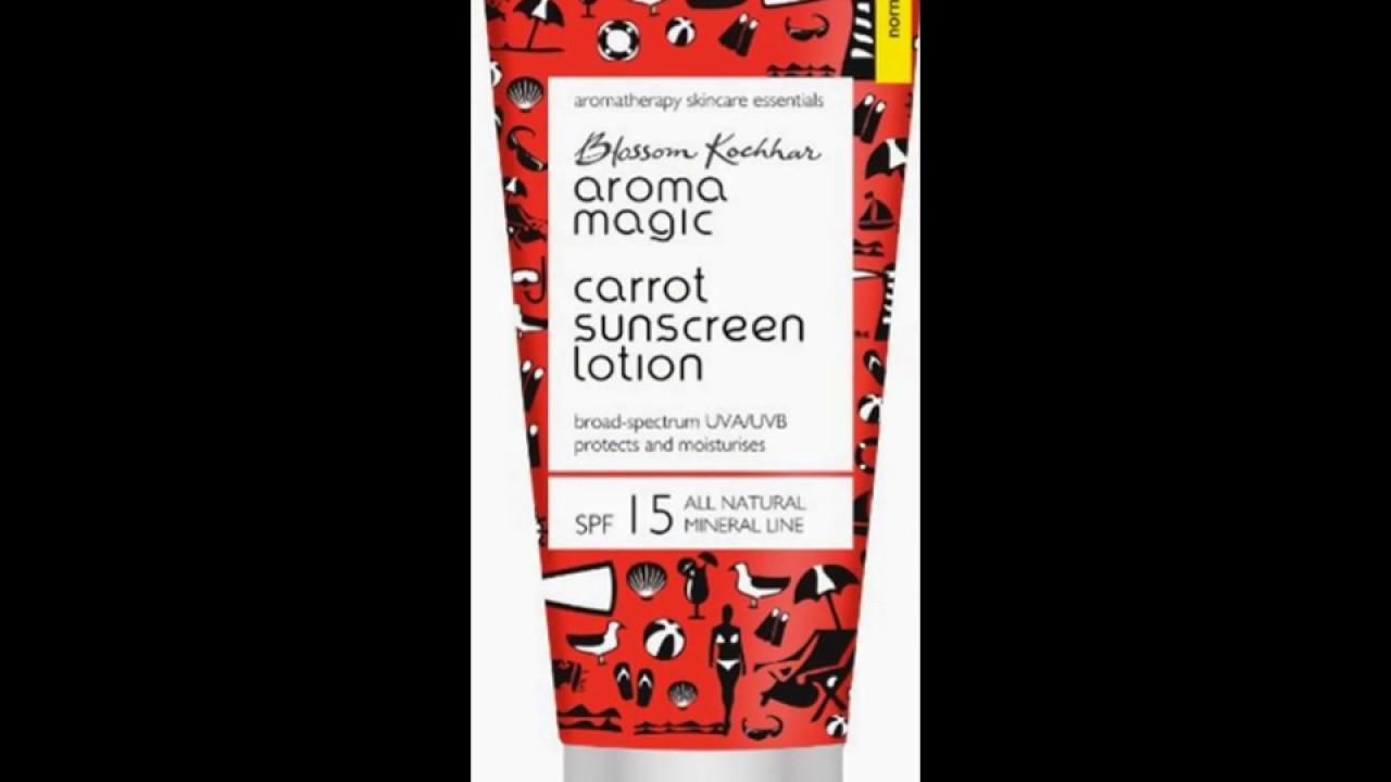 Aroma Magic Carrot Sunscreen Lotion - YouTube