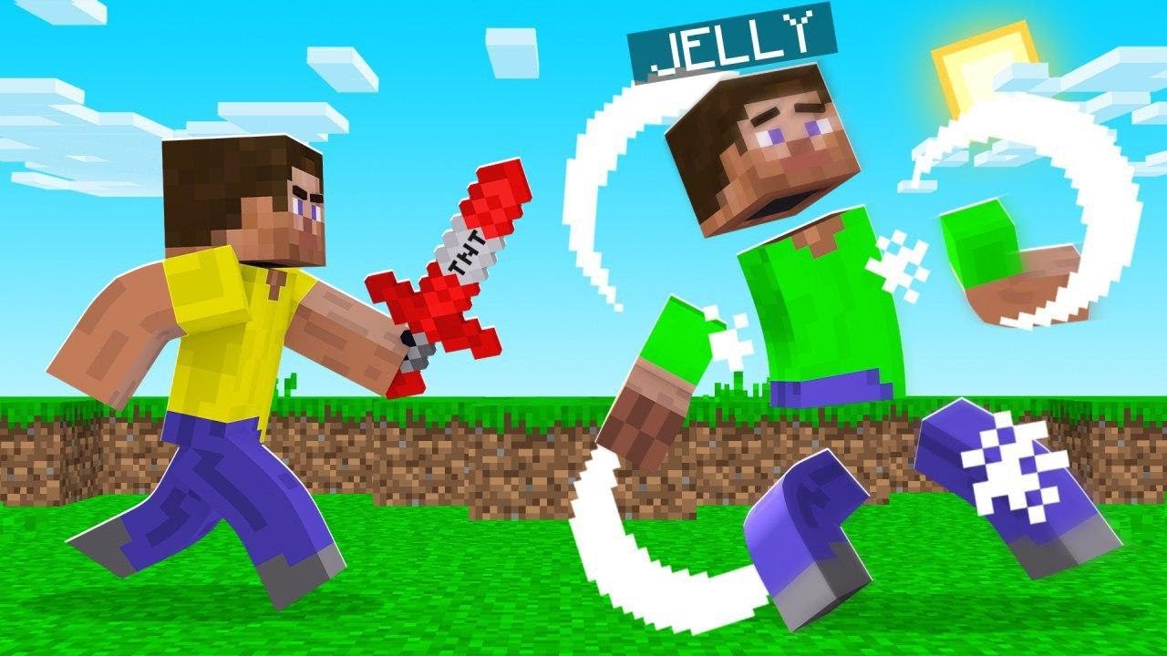 TROLLING Jelly With A TNT SWORD! (FUNNY) - YouTube
