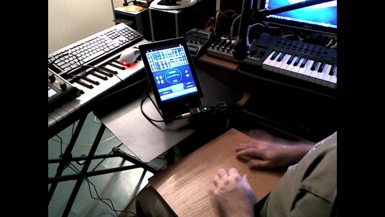 Impaktor Drum Synth mic'd with an iRig Pre - YouTube