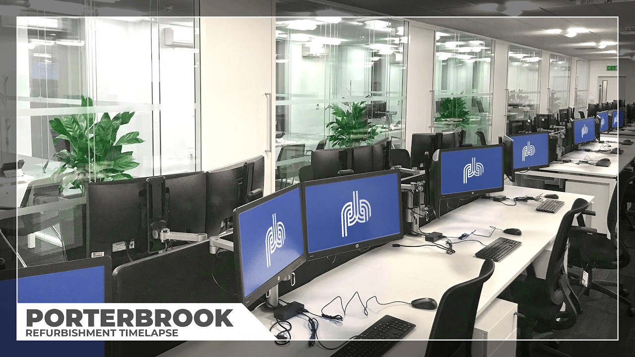 Porterbrook Derby Refurbishment Timelapse - Proici Commercial Interiors ...