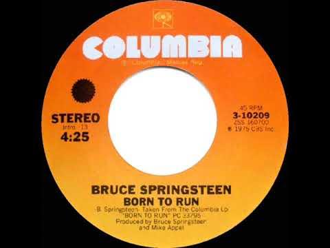 1975 HITS ARCHIVE: Born To Run - Bruce Springsteen (stereo 45) - YouTube