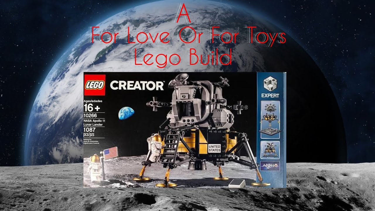 Lego Creator 10266 NASA Apollo 11 Lunar Lander Build - YouTube
