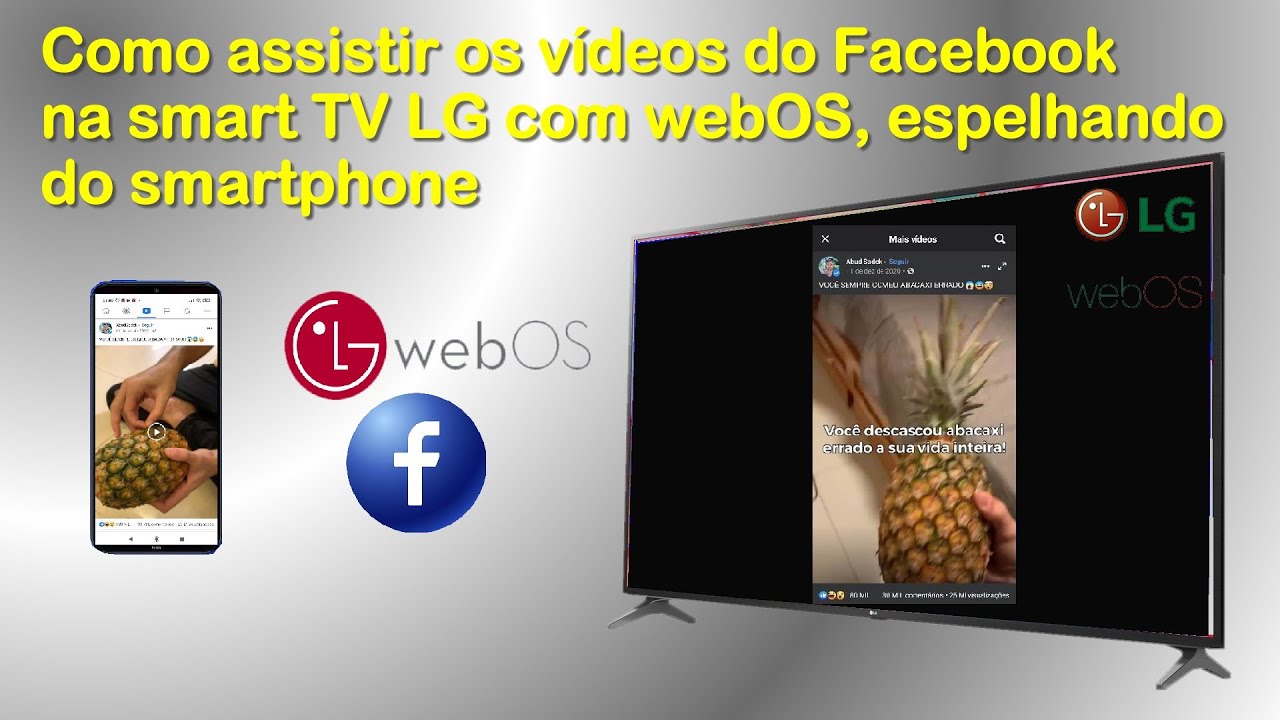Como assistir os vídeos do Facebook na smart TV LG com webOS ...