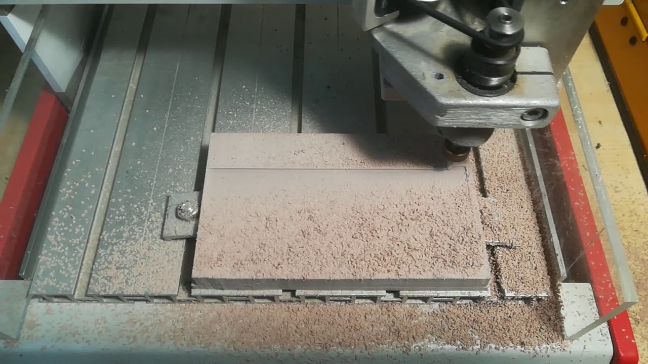 Teetz J1 CNC Estlcam Planen - YouTube