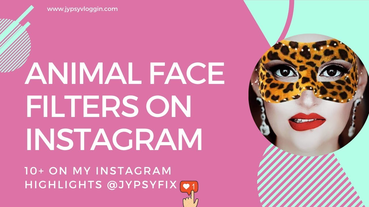 How to get animals face filter on Instagram - YouTube