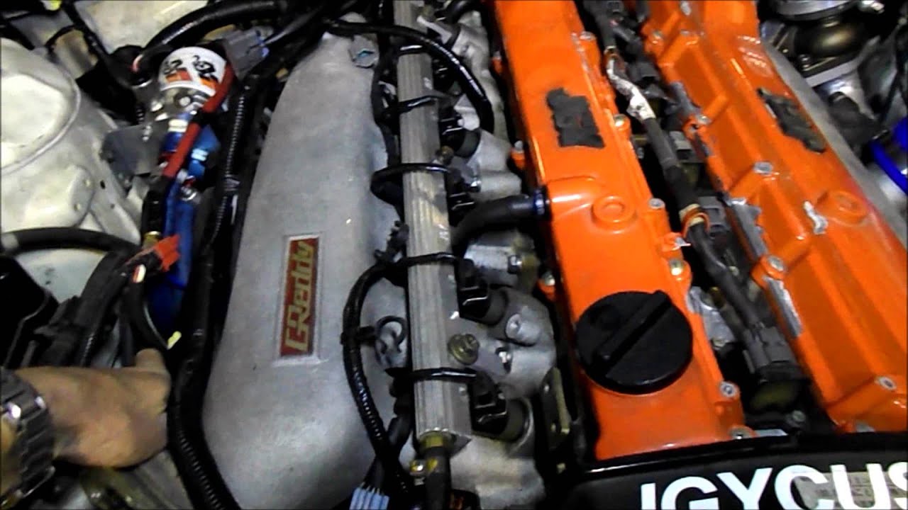 Customer's car with an RB25DET-JGY fuel kit-GT3582r-Haltech Platium Pro ...