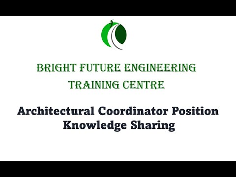 Architectural Drafter / Coordinator Position Knowledge Sharing - YouTube