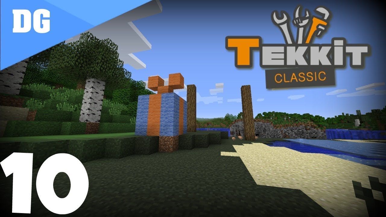 Minecraft Tekkit Classic - Episode 10 - "A PRESENT AND A GOODBYE ...
