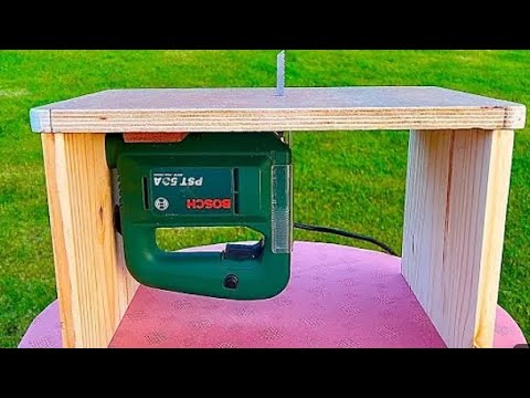 Homemade Jigsaw table machine - DIY Jigsaw Table - YouTube