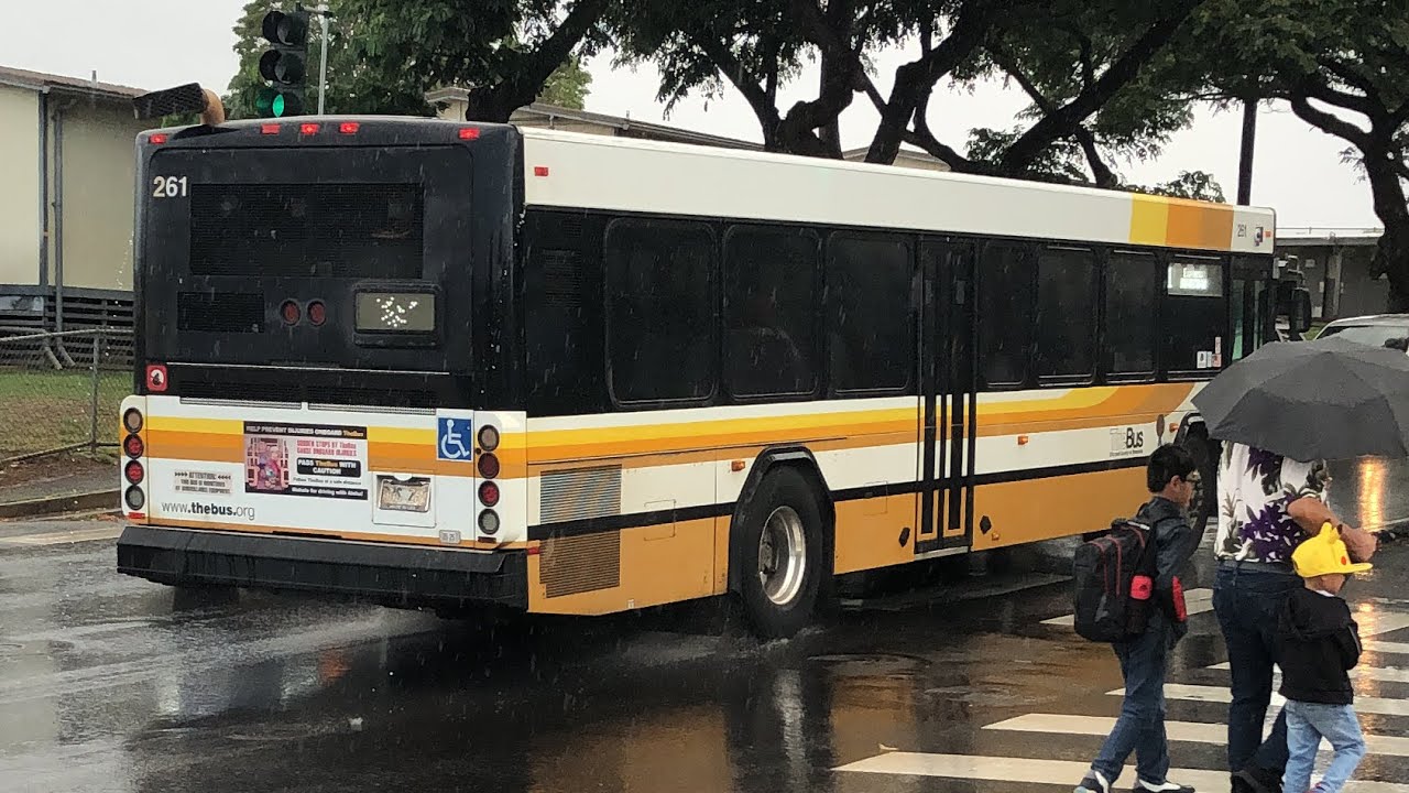 Thebus Honolulu Route 81 EXPRESS! Downtown Gillig Low Floor 40 ft Bus ...