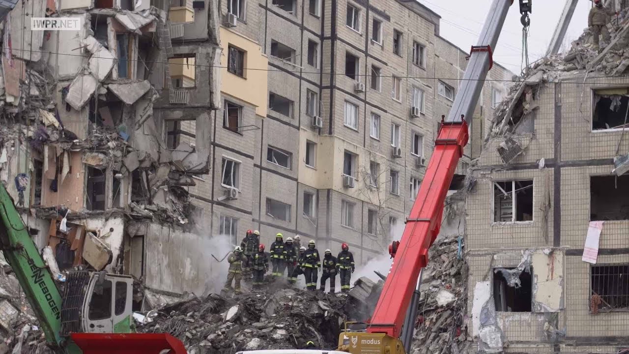 Russian Missile Strike on Dnipro - YouTube