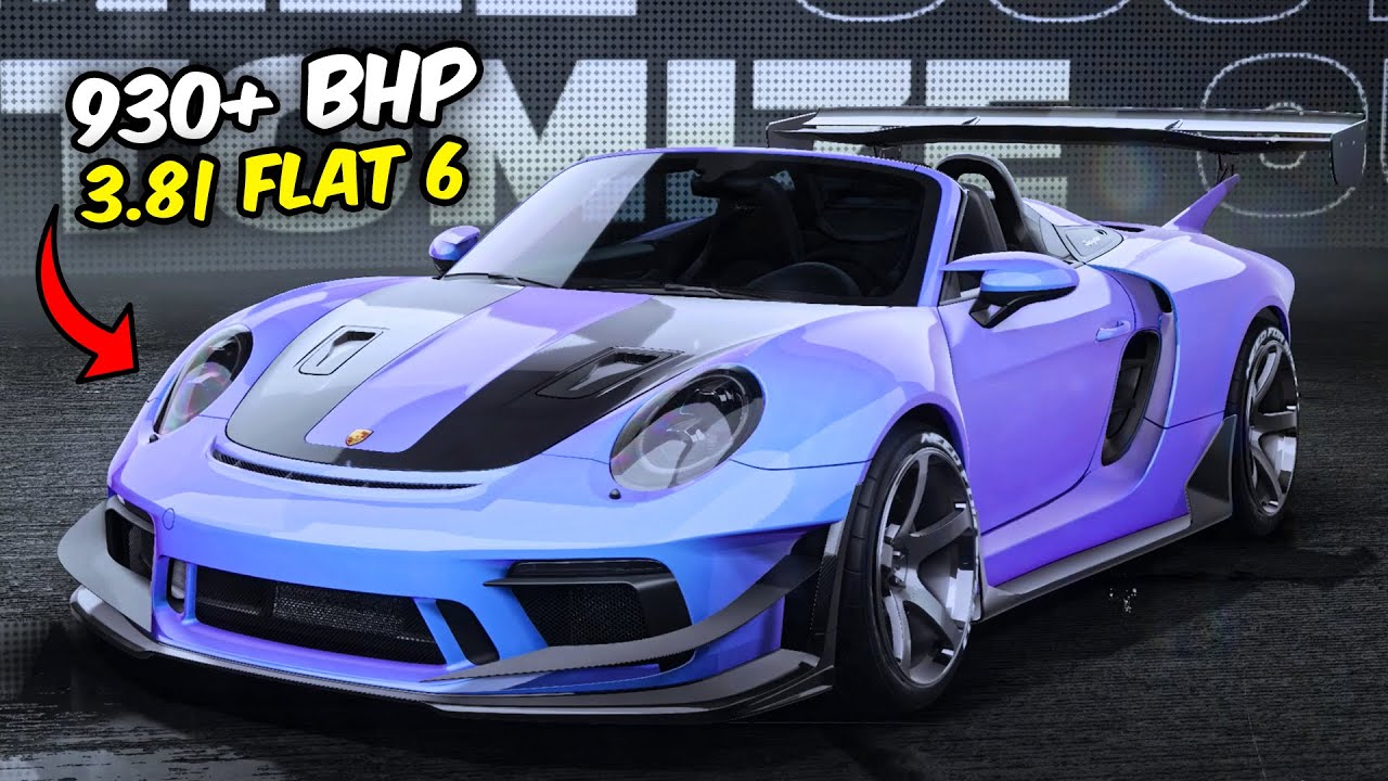Need for Speed Unbound: 930+ BHP Porsche 718 Spyder Customization | Max ...