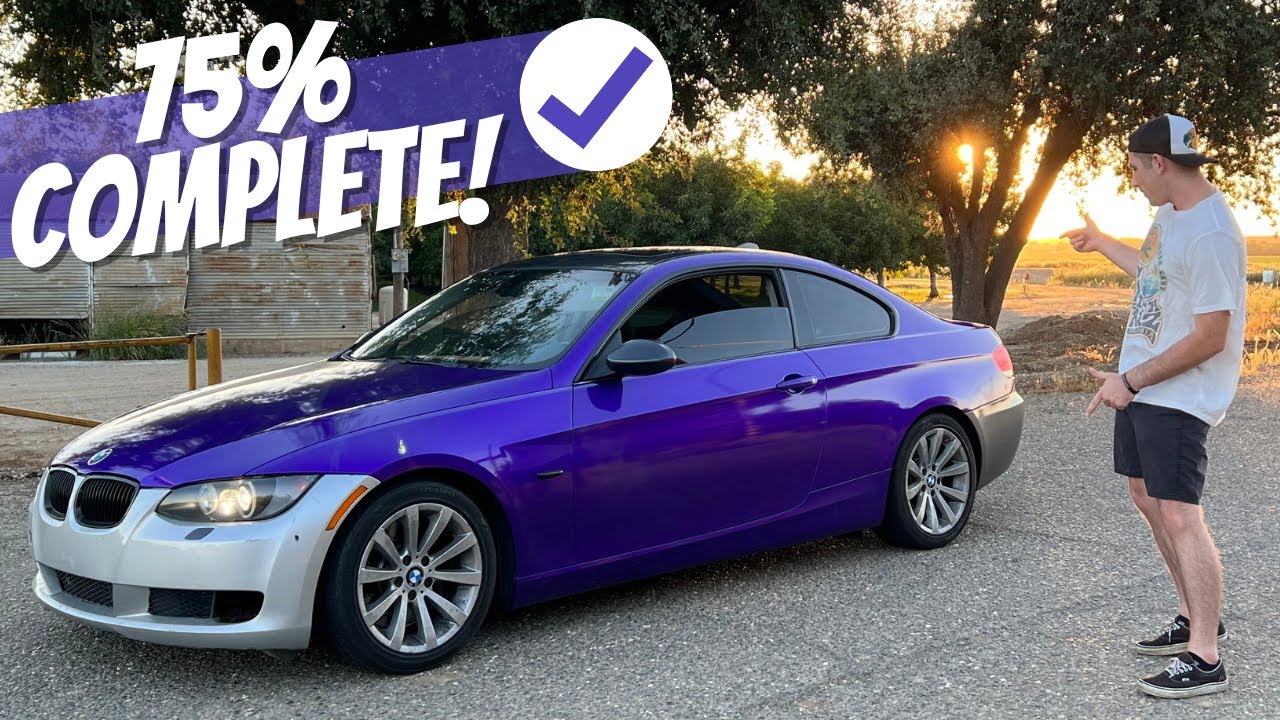 GETTING MY BMW E92 335I WRAPPED! (75% COMPLETE) - YouTube