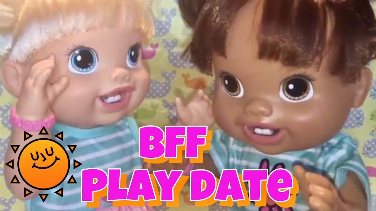 Baby Alive New Teeth 2010 dolls have a BEST FRIEND PLAYDATE - YouTube