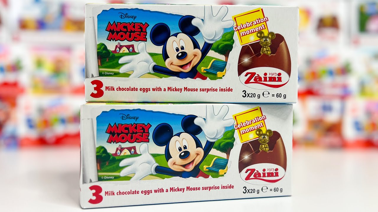 #32【ASMR】Zaini Surprise Eggs Opening - Disney｜Mickey Mouse - YouTube