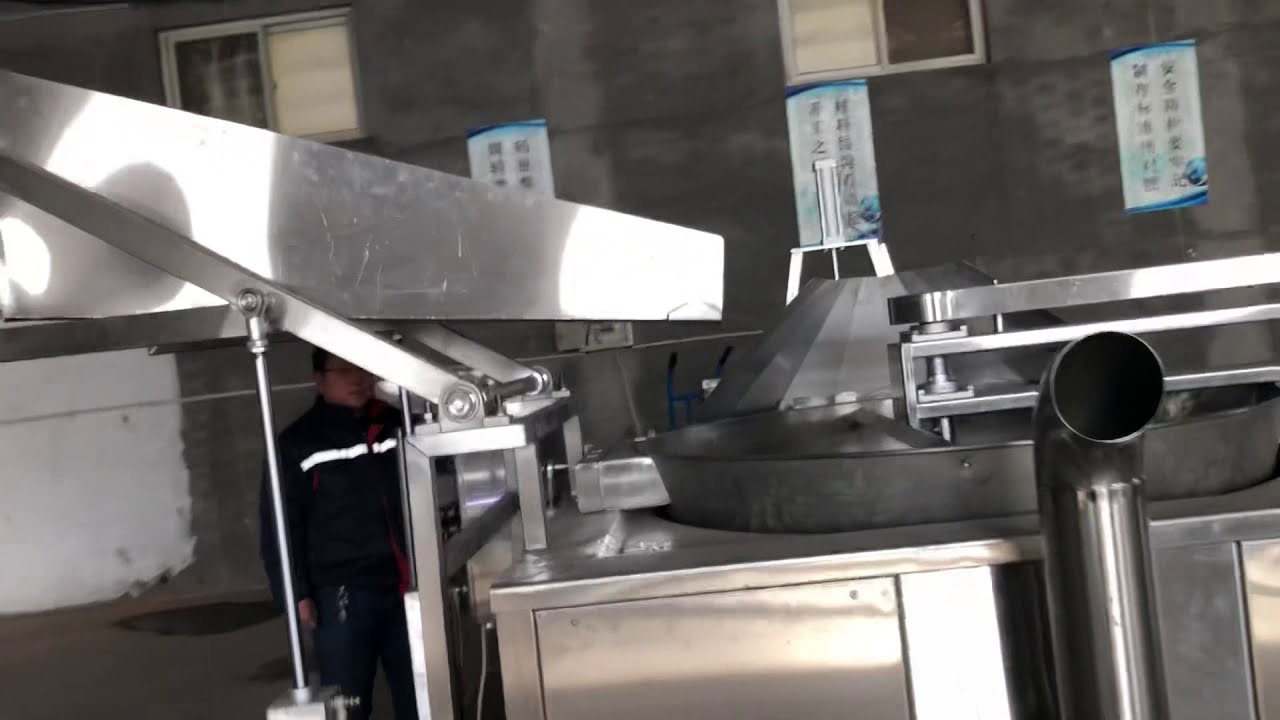 Corn Nut Frying Machine - YouTube