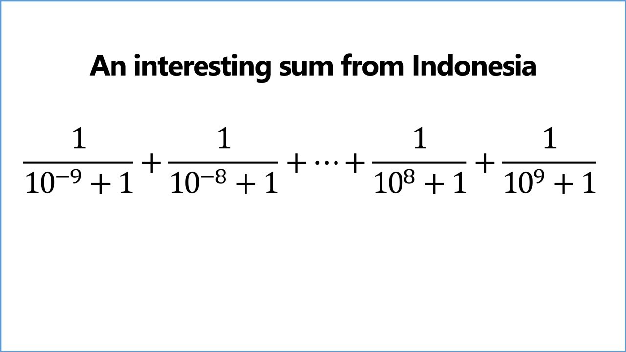 Can You Solve This Tricky Sum From Indonesia YouTube can-you-solve-this-tricky-sum-from-indonesia-youtube