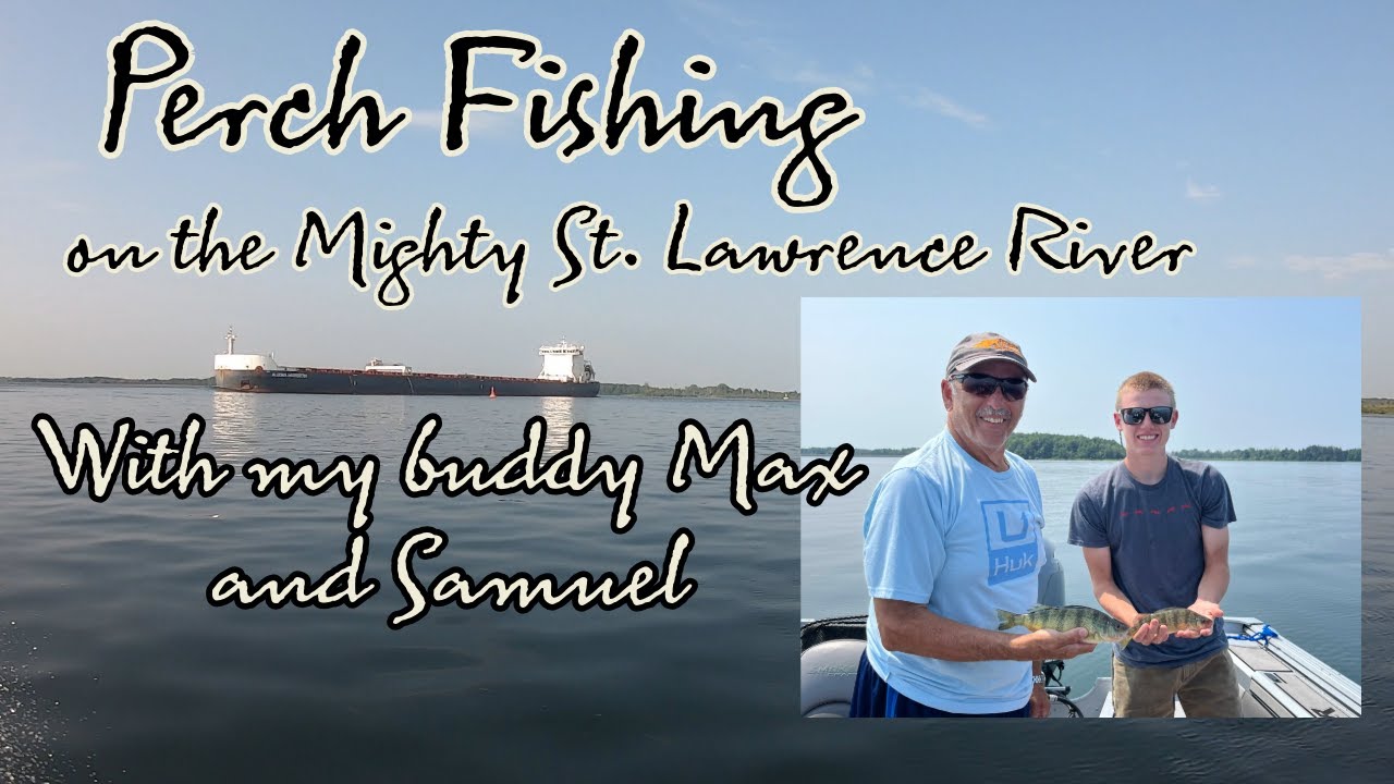 Perch Fishing for a Fish Fry on the St. Lawrence River - YouTube