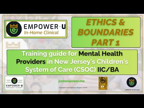 Ethics & Boundaries Training Part 1 IICBA - YouTube