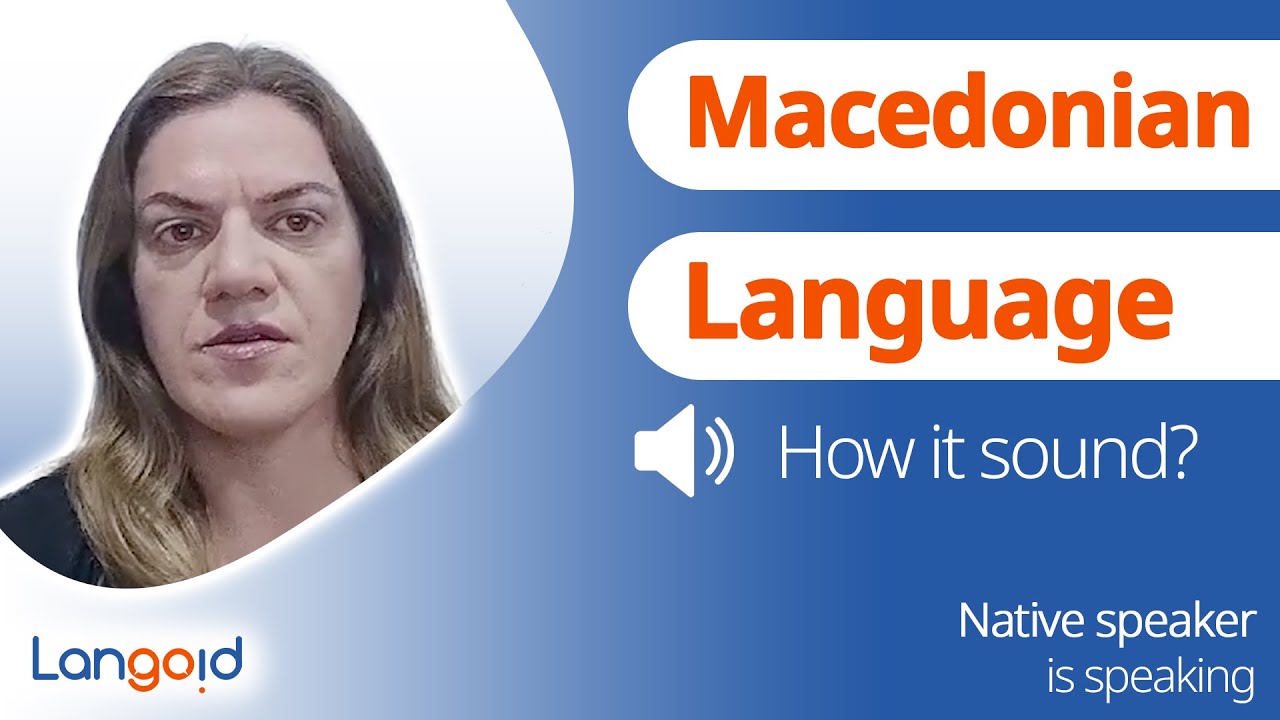 How does Macedonian sound? | Native Macedonian speaker - YouTube