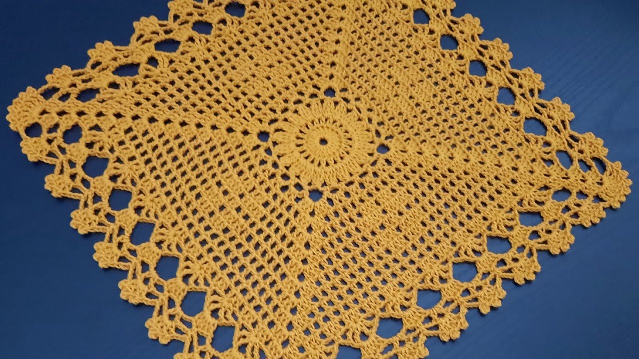 Tutorial doily rajut || motif34 || Crochet doily tutorial - YouTube