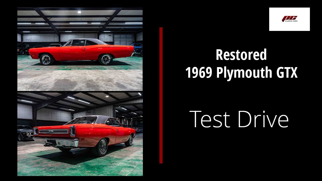 Restored 1969 Plymouth GTX Test Drive Review | PC Classic Cars - YouTube