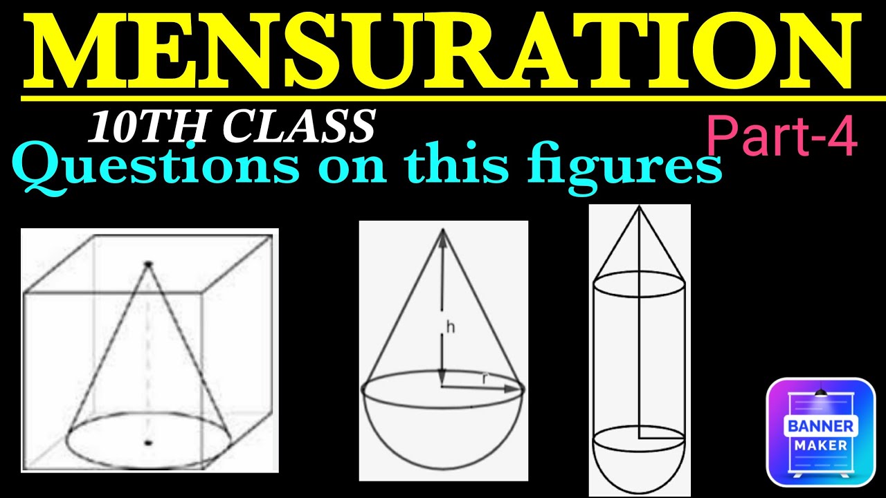 MENSURATION -4 10th class mathematics Cbse Icse ncert SSC - YouTube