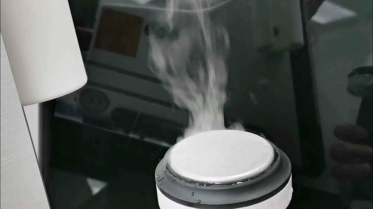 Water atomization on handpiece - YouTube