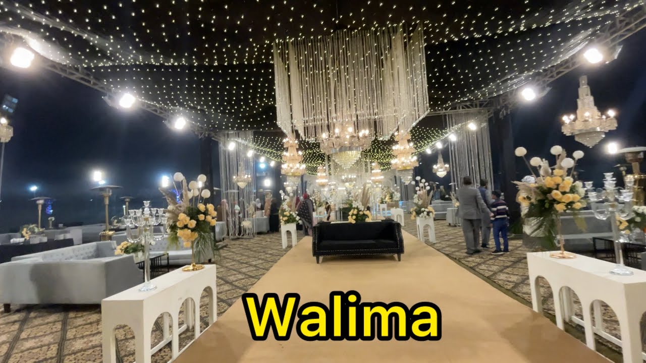 Walima function by hs mobile organize event | Pakistan wedding | walima ...