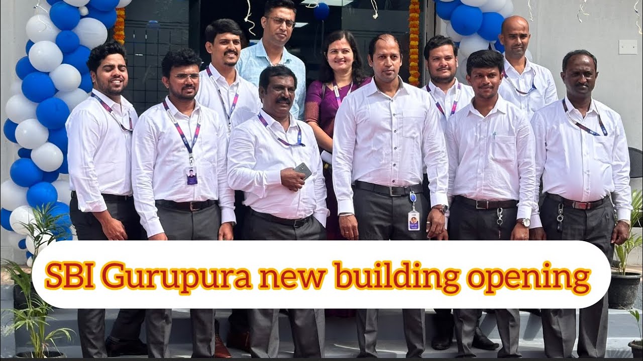 SBI Gurupura New building opening @Lharden77 #banks #sbibanknews # ...